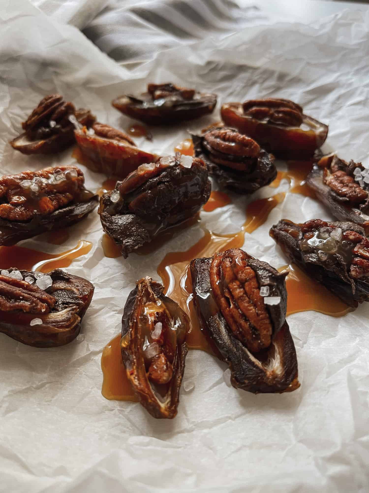 Pecan Stuffed Dates (gluten free)