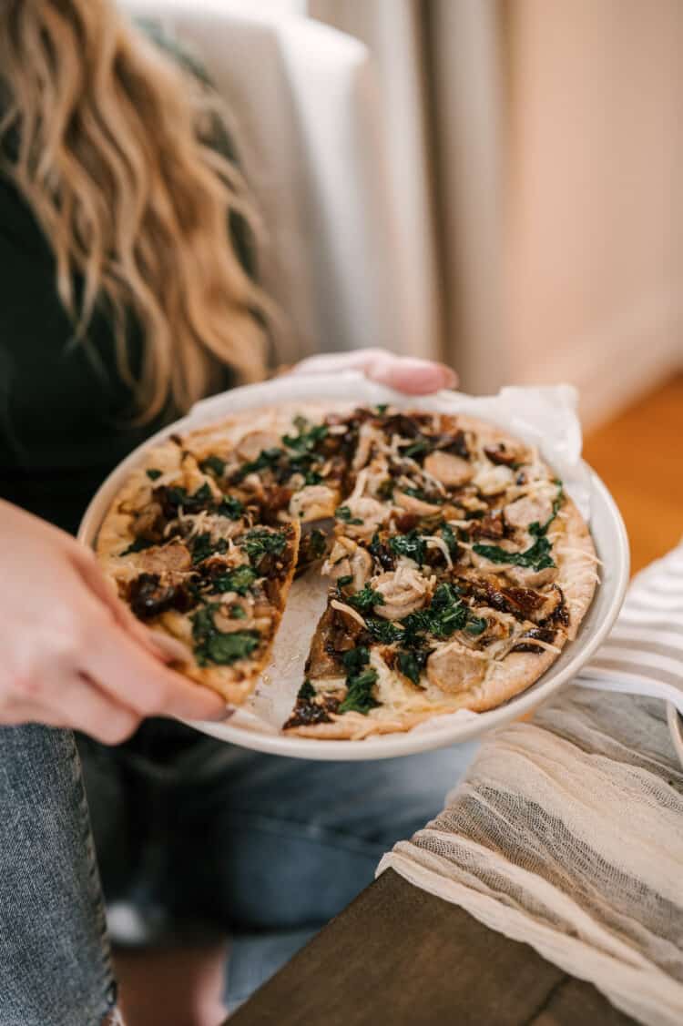 Fall Pizza with Sausage Recipe (Gluten Free)